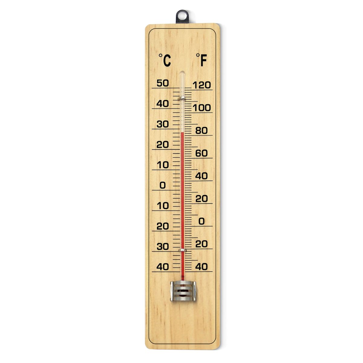 Wooden Indoor Outdoor Garden School Household Thermometer | Shop Today ...