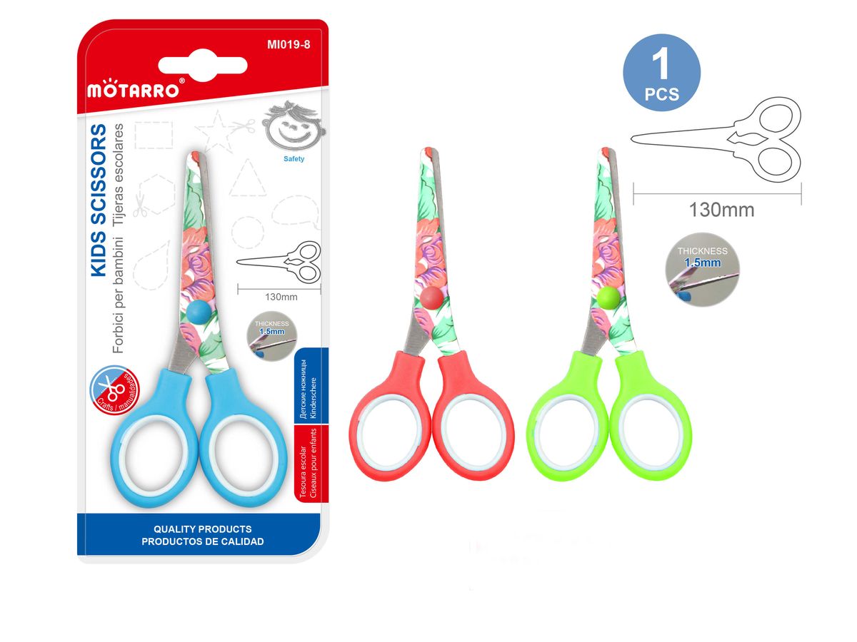 Motarro Kids Flower Pattern Design Cute Safety Scissors | Shop Today ...