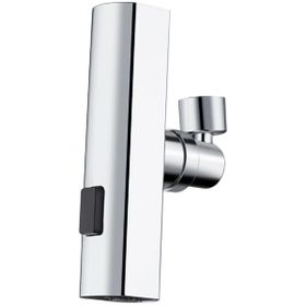 360 Rotational Faucet Adapter With Adjustable Water Flow Modes - Silver ...