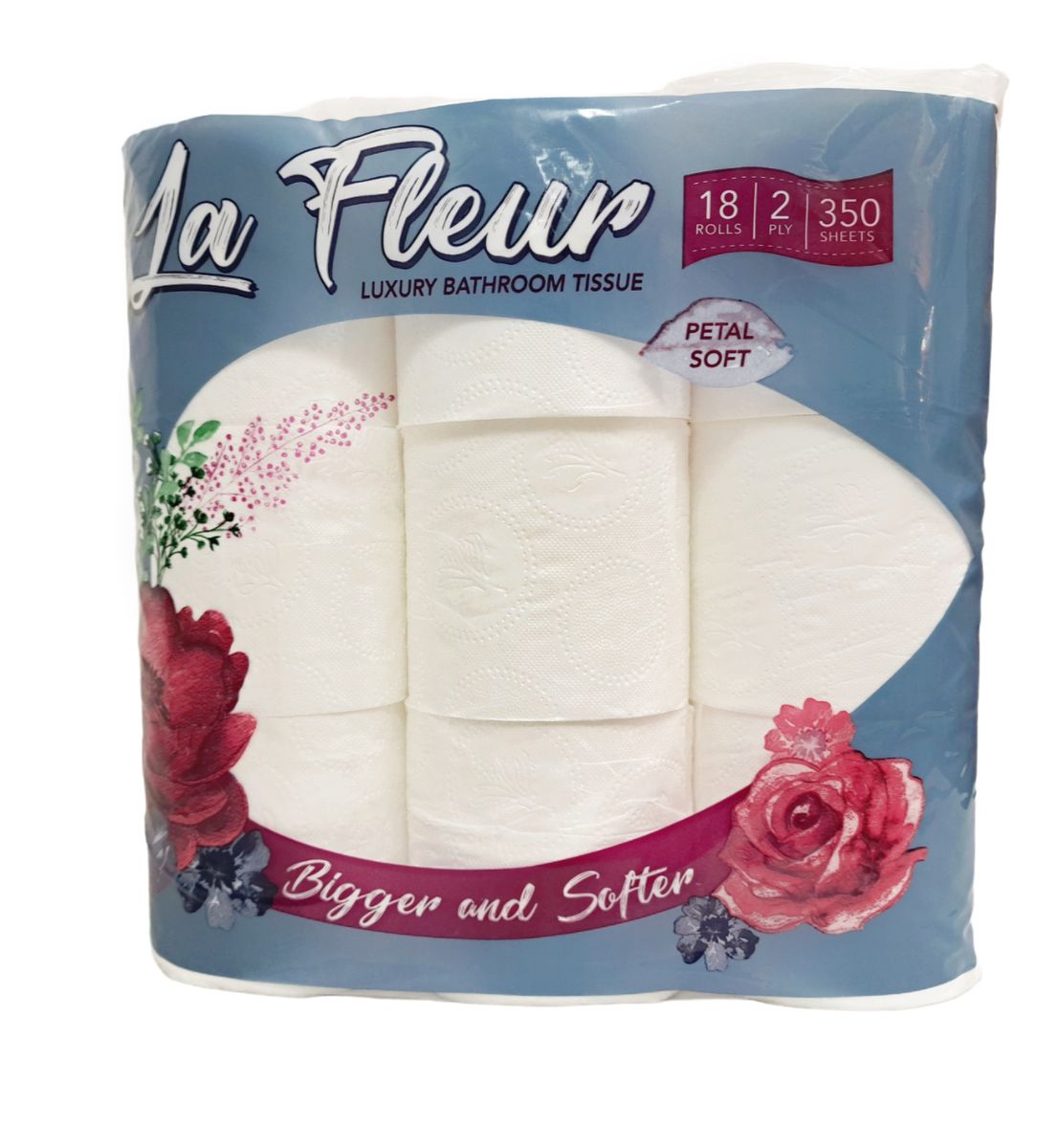 72s La Fleur 2ply 350 Sheet Luxury Toilet Paper - 72 Rolls | Shop Today ...