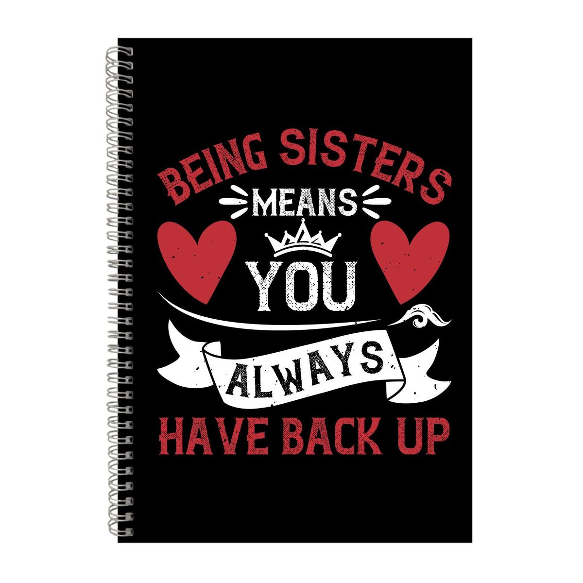 Being Sisters Notebook Sister Gift Idea A4 Notepad 161 | Shop Today ...