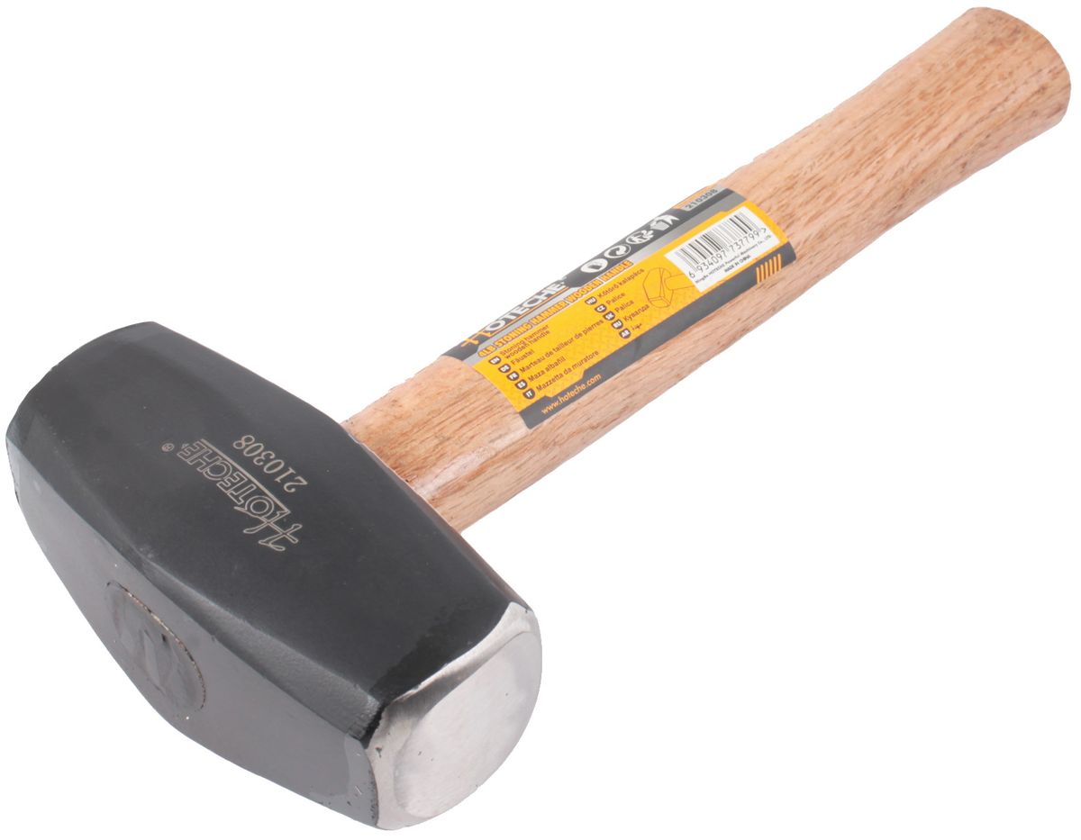 Hoteche 4 Pound (1.8kg) Stoning Hammer with Wooden Handle | Shop Today ...
