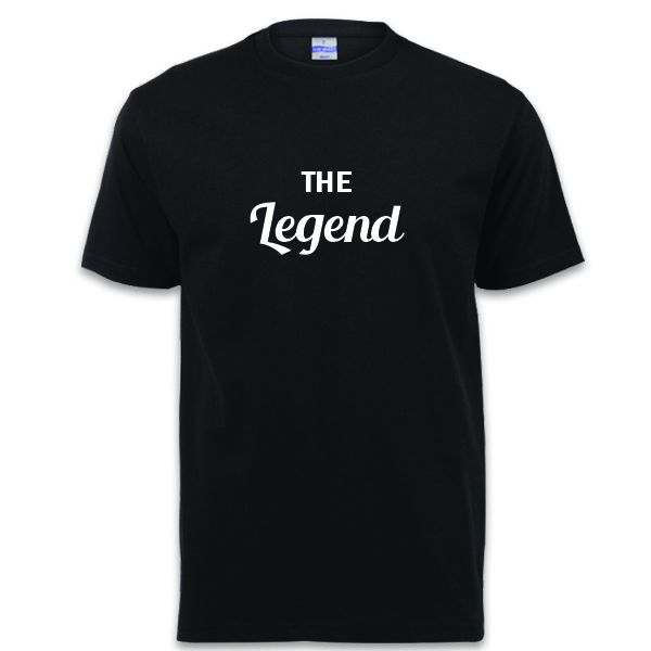 The Legend Men's Black T-shirt | Shop Today. Get it Tomorrow ...