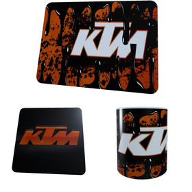 KTM Vintage Oil Style - Aesthetic - Coffee Mug, Coaster and Mouse Pad ...