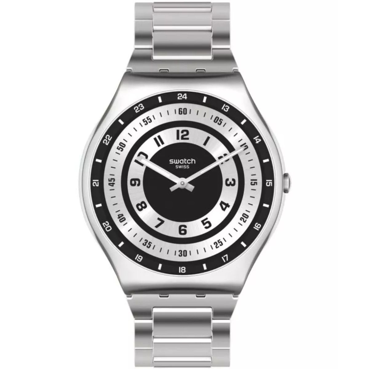 Swatch - Rings of Irony Grey Unisex Stainless Steel Watch - SS07S121G ...