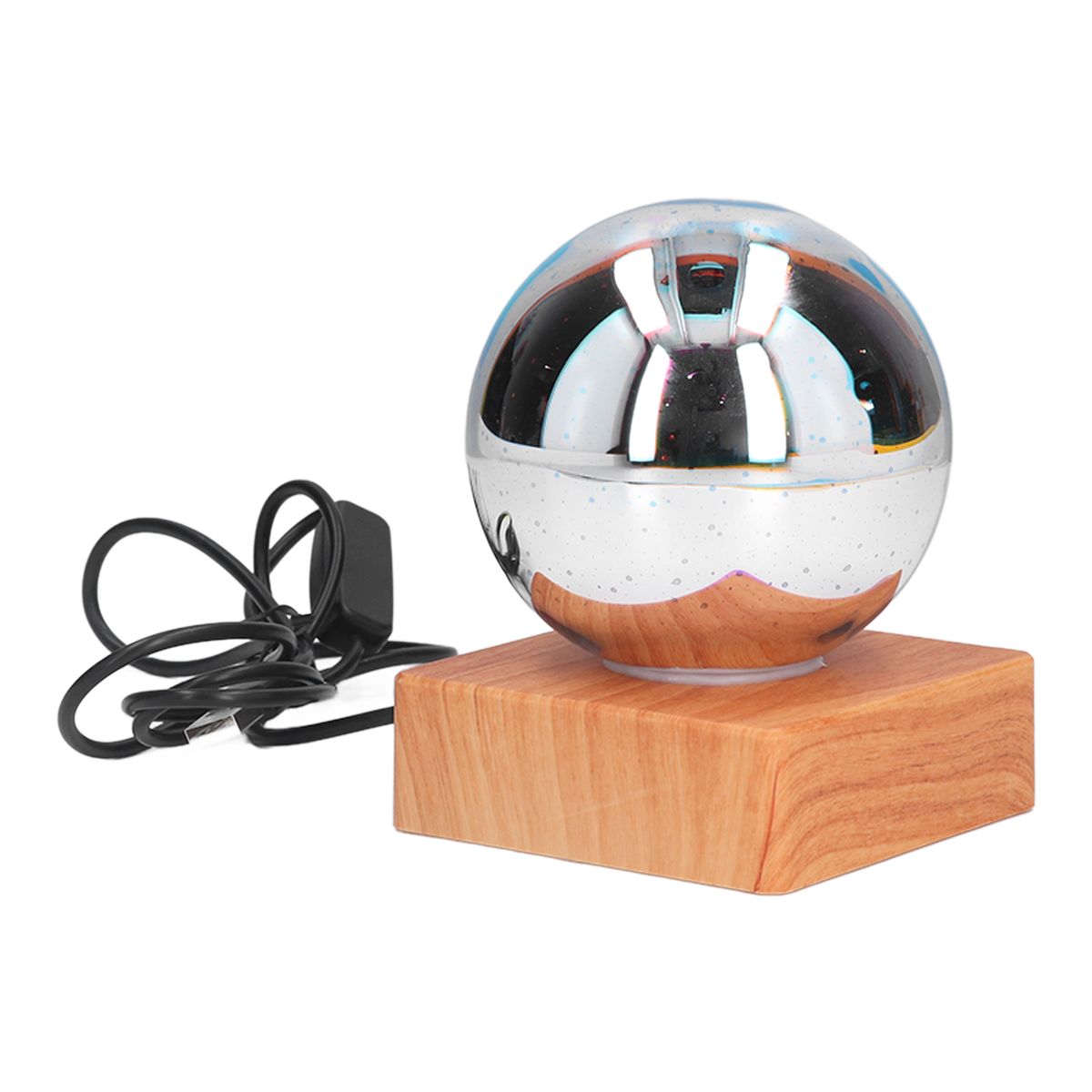 USB - Powered 3D Firework Glass Ball Table Lamp | Shop Today. Get it ...