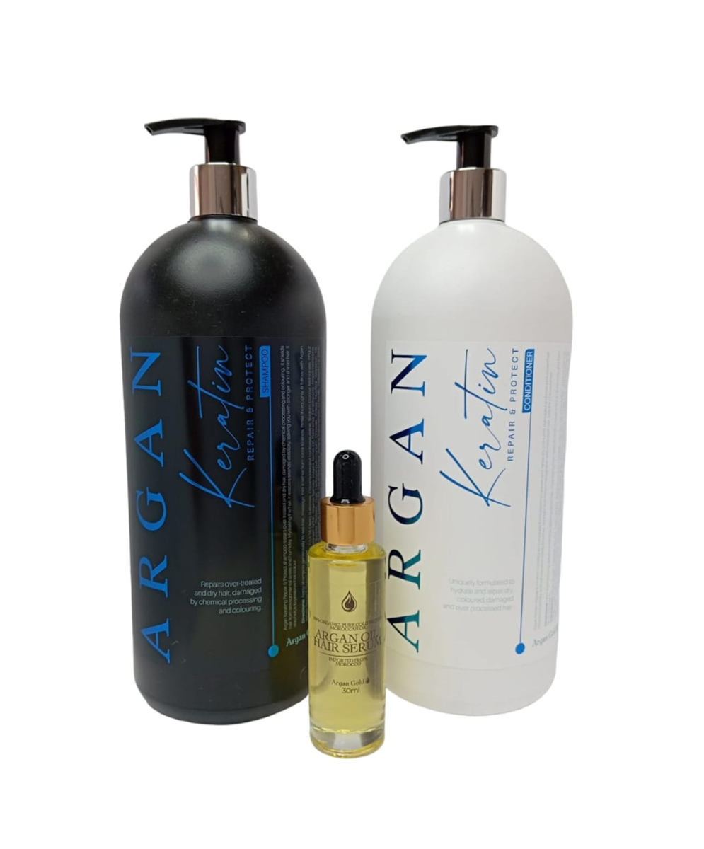 Argan Keratin Sulfate Free Shampoo Conditioner And Hair Growth Serum Shop Today Get It