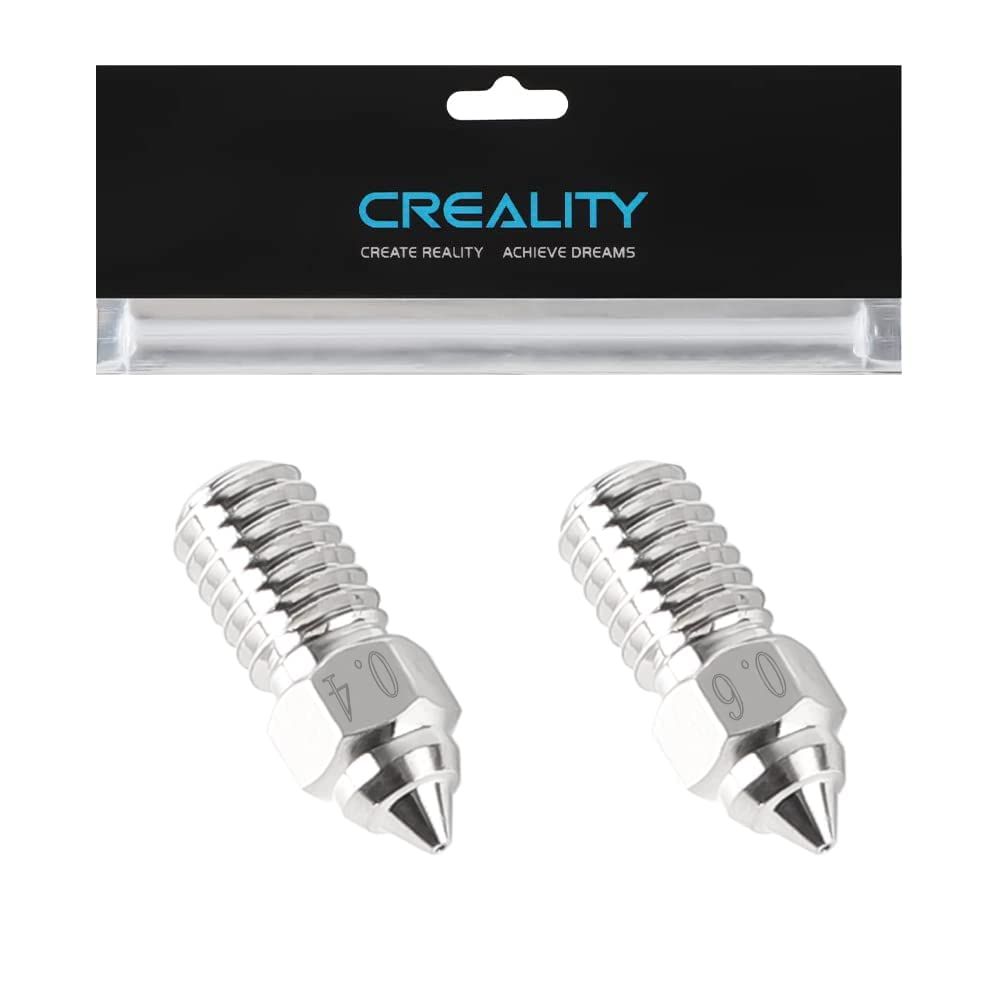Creality High Flow 0.,4mm plus 0.6mm Nozzle Kit for Ender 3v3 | Shop ...