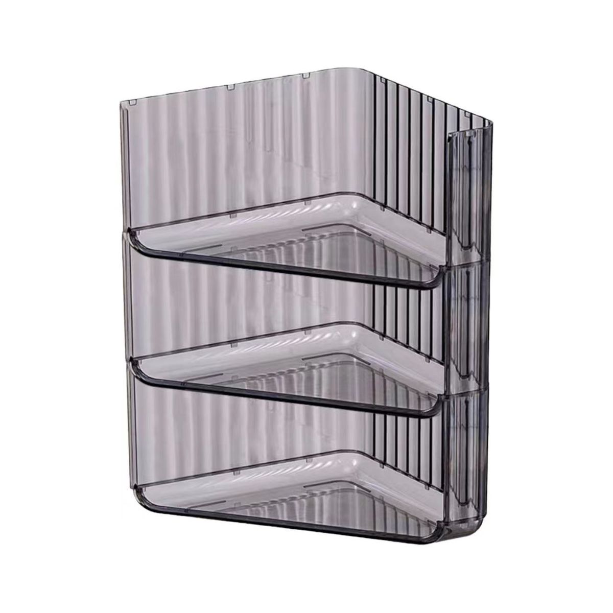 Triangle Acrylic Stackable Desktop Organizer Countetop Organizer, Set ...