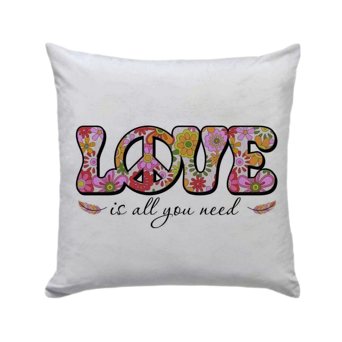 Love Peace Pillow 30cm x 30cm | Shop Today. Get it Tomorrow! | takealot.com