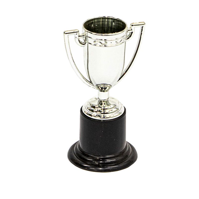 Mini Silver Cup Trophy with Handle & Base - 24 Trophies | Shop Today ...