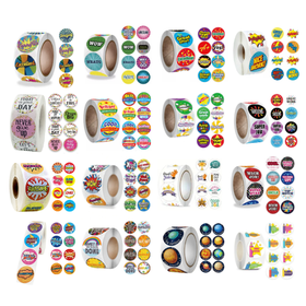 School Reward/ Recognition Stickers Teacher Pupil Combo 16pck 8000 ...