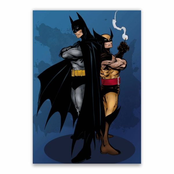 Batman And Wolverine Poster - A1 | Shop Today. Get it Tomorrow ...
