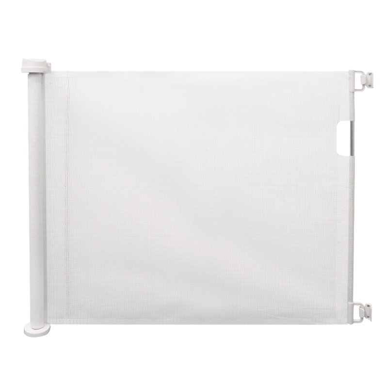 Kids and Pets Mesh Retractable Safety Gate for Stairs and Doorways ...