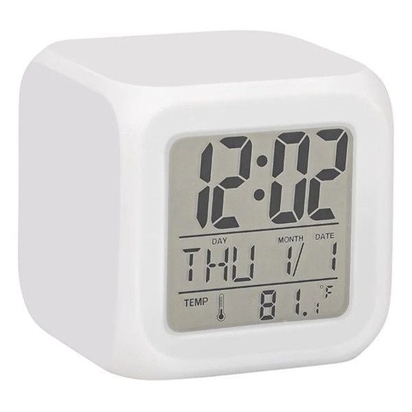 Glowing LED Color Change Cube Digital Clock | Shop Today. Get it ...