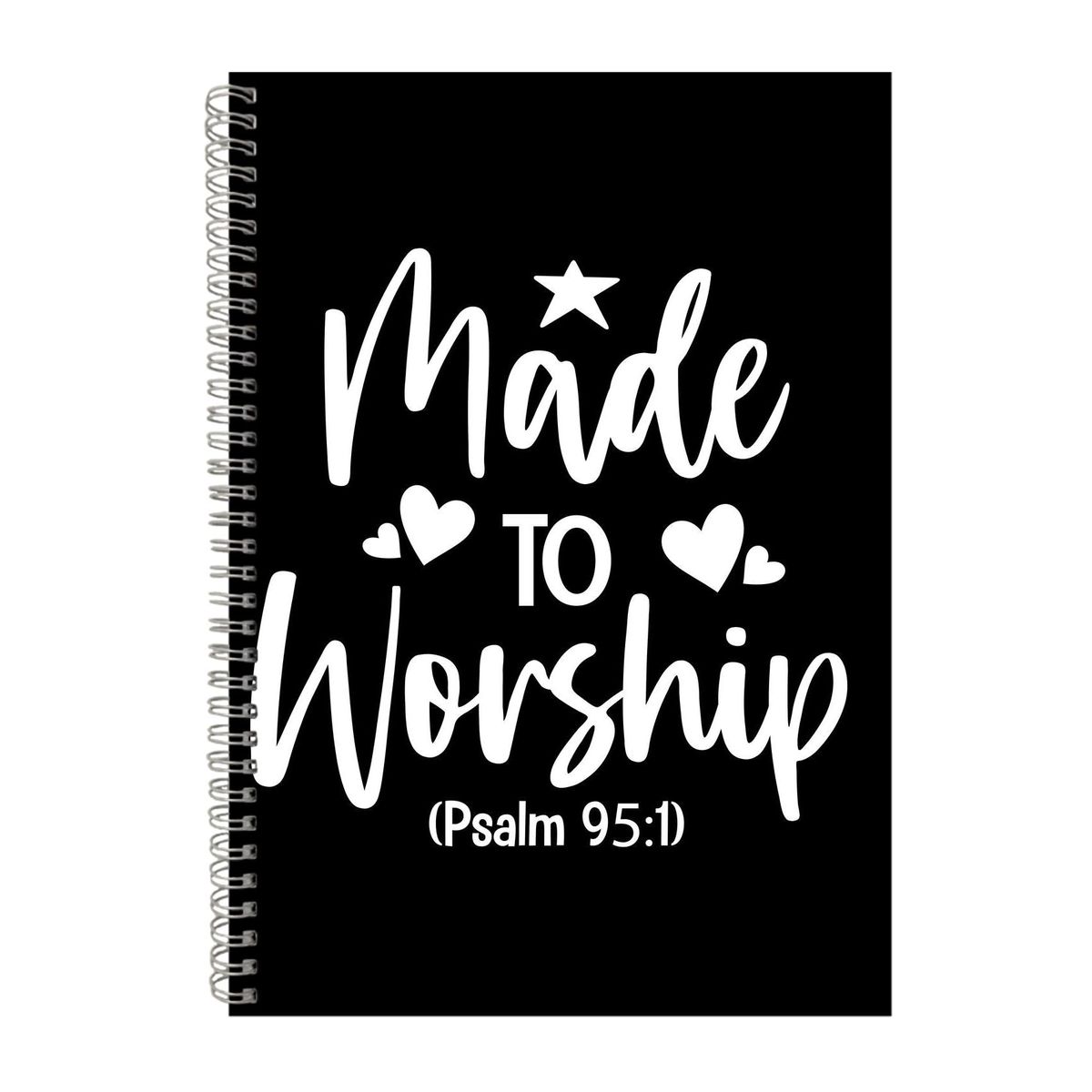 Worship A4 Notebook Spiral Lined Notepad Gift Bible Verse Idea 306 ...