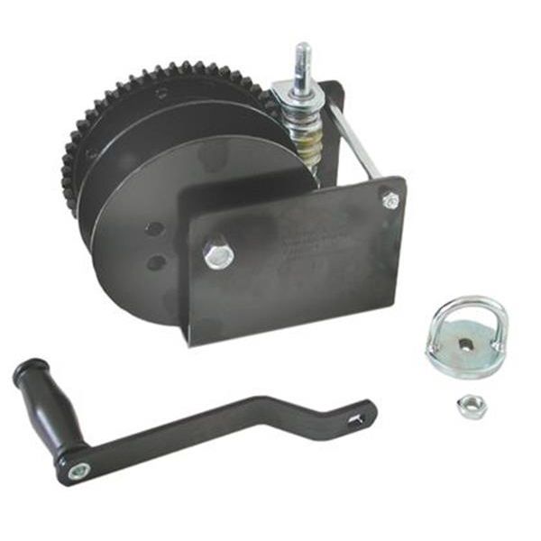 Hand Winch with Worm Gear and Split Barrel - 907kg (2000 Pound ...