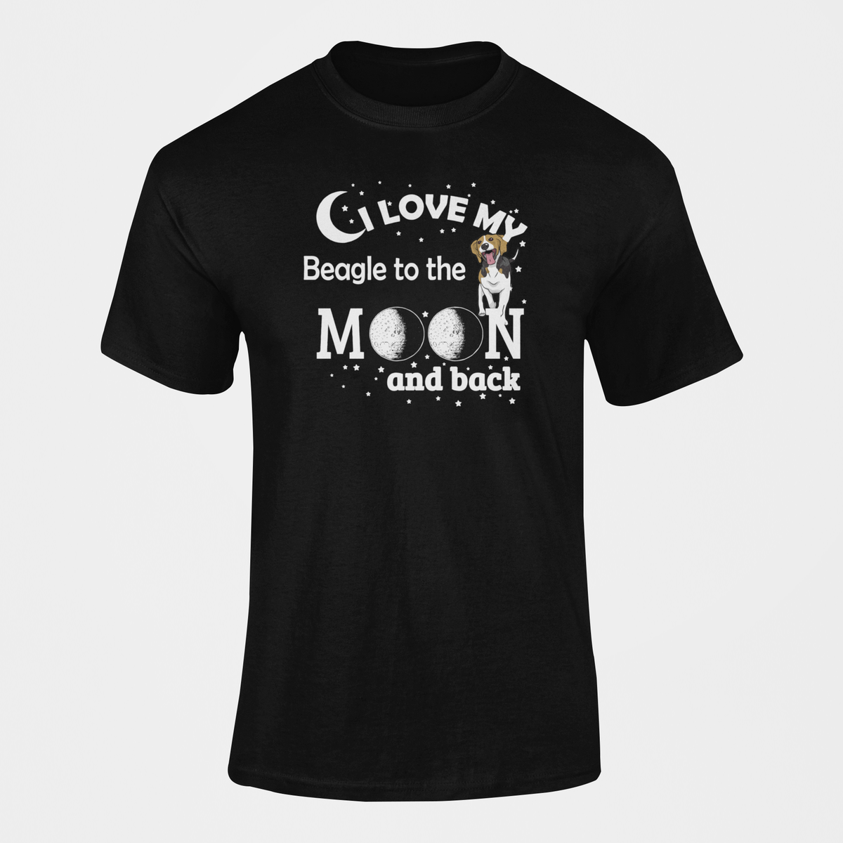 I Love My Beagle To The Moon And Back Dog T-Shirt | Shop Today. Get it ...
