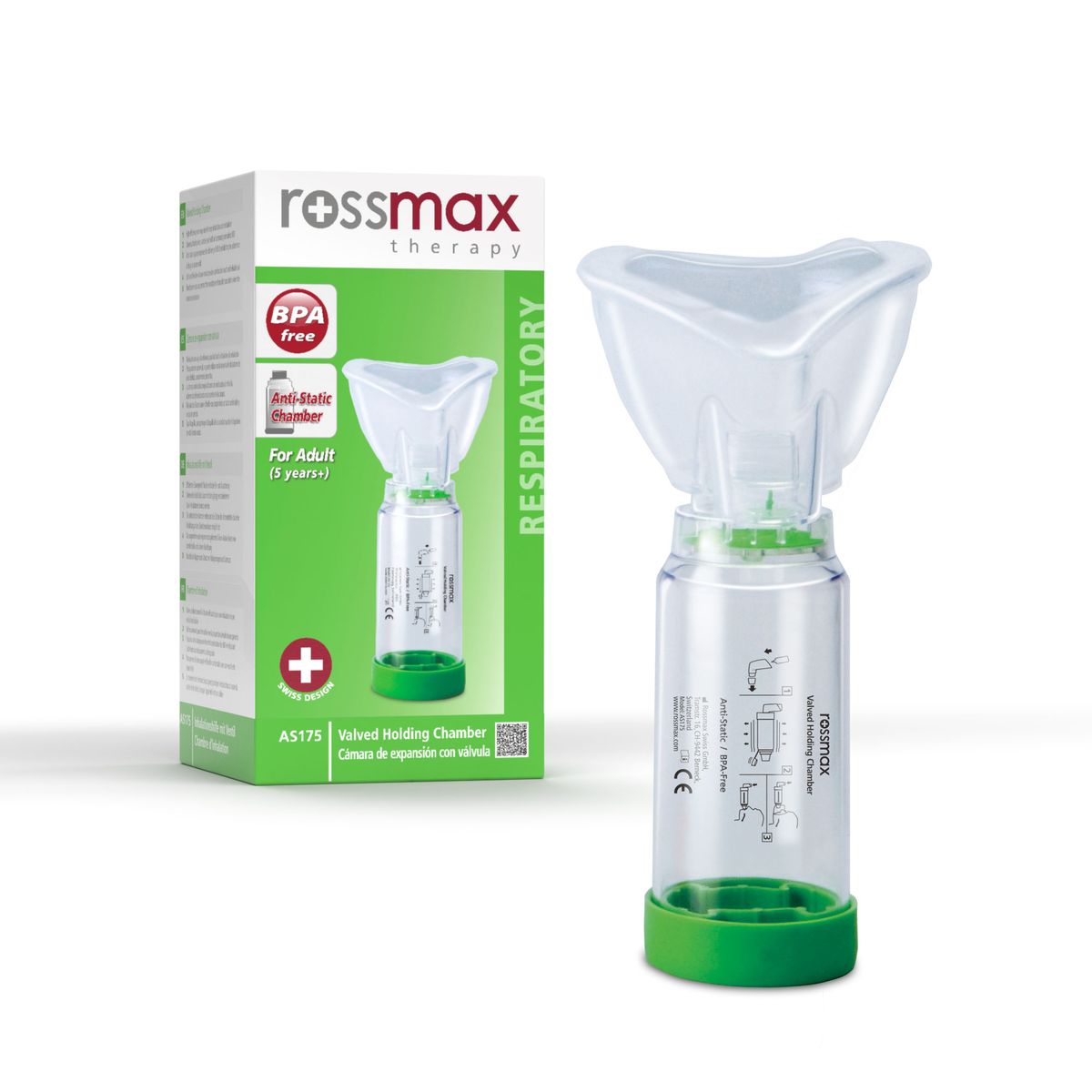 Rossmax Aero Spacer with Adult Mask 5 Years + | Shop Today. Get it ...