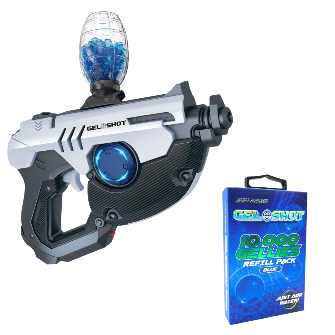 Gel Shot Battle Blaster + 10 000 Gellies Refill Pack - Ultimate Bundle ...