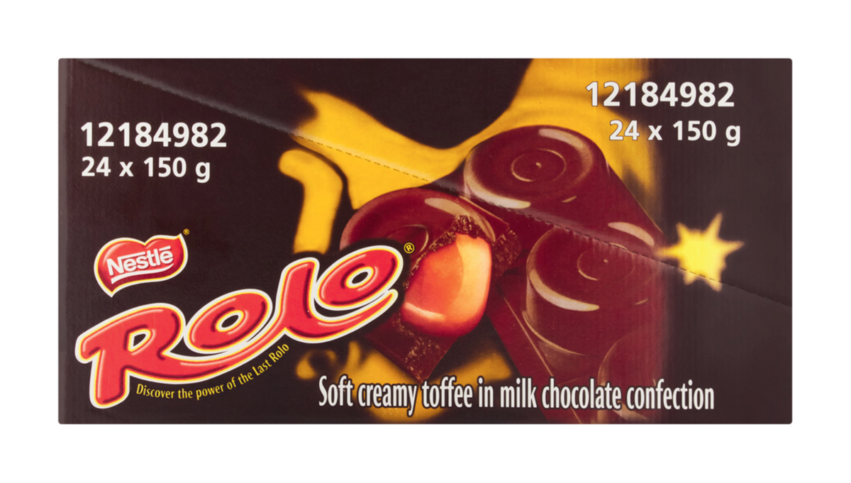 NESTLÉ ROLO SOFT CREAMY TOFFEE MILK CHOCOLATE SLAB 24 x 150g | Shop ...