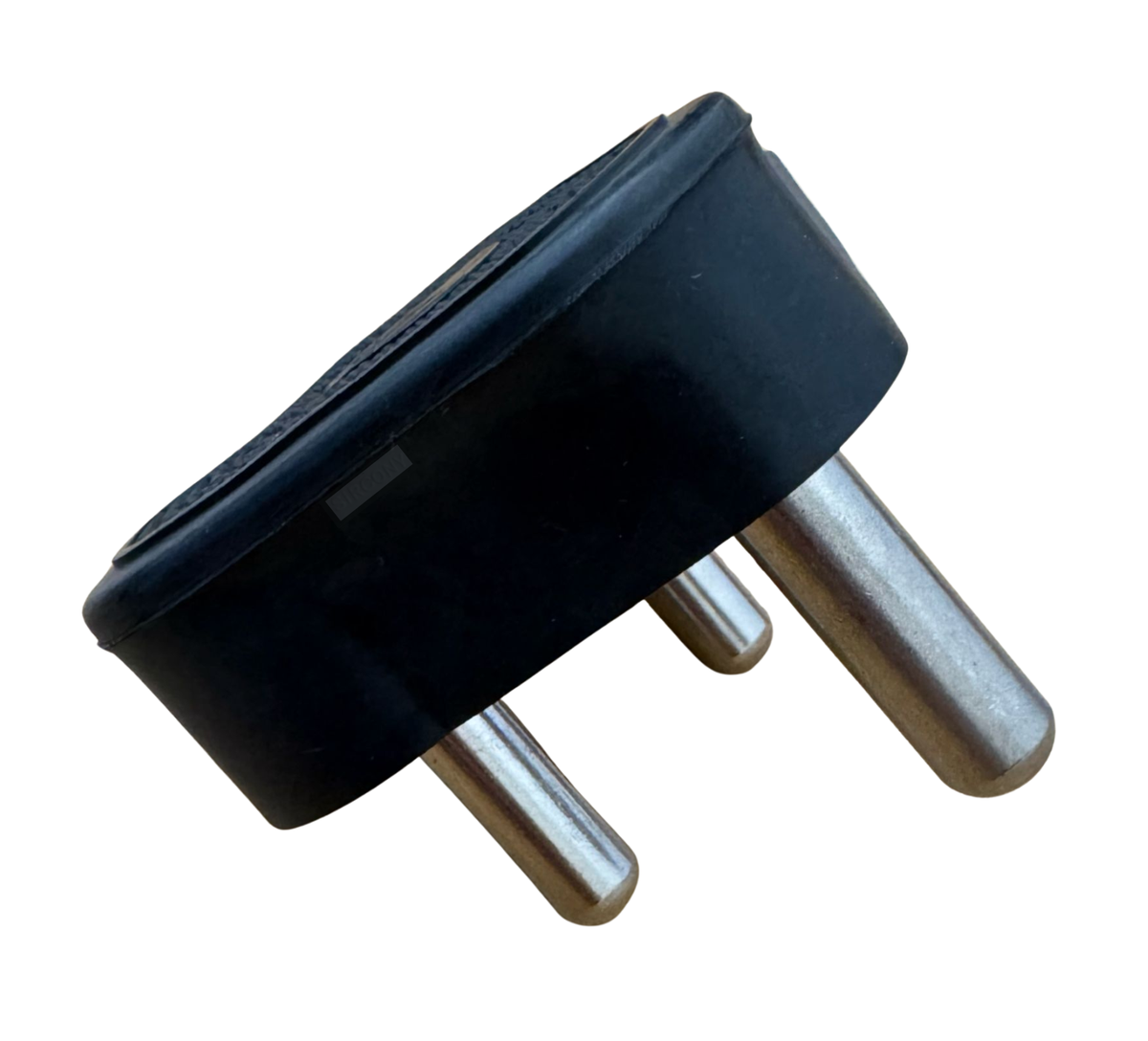 SiRCONY 3 Pin Rubber Plugtop - solid pins - Black | Shop Today. Get it ...