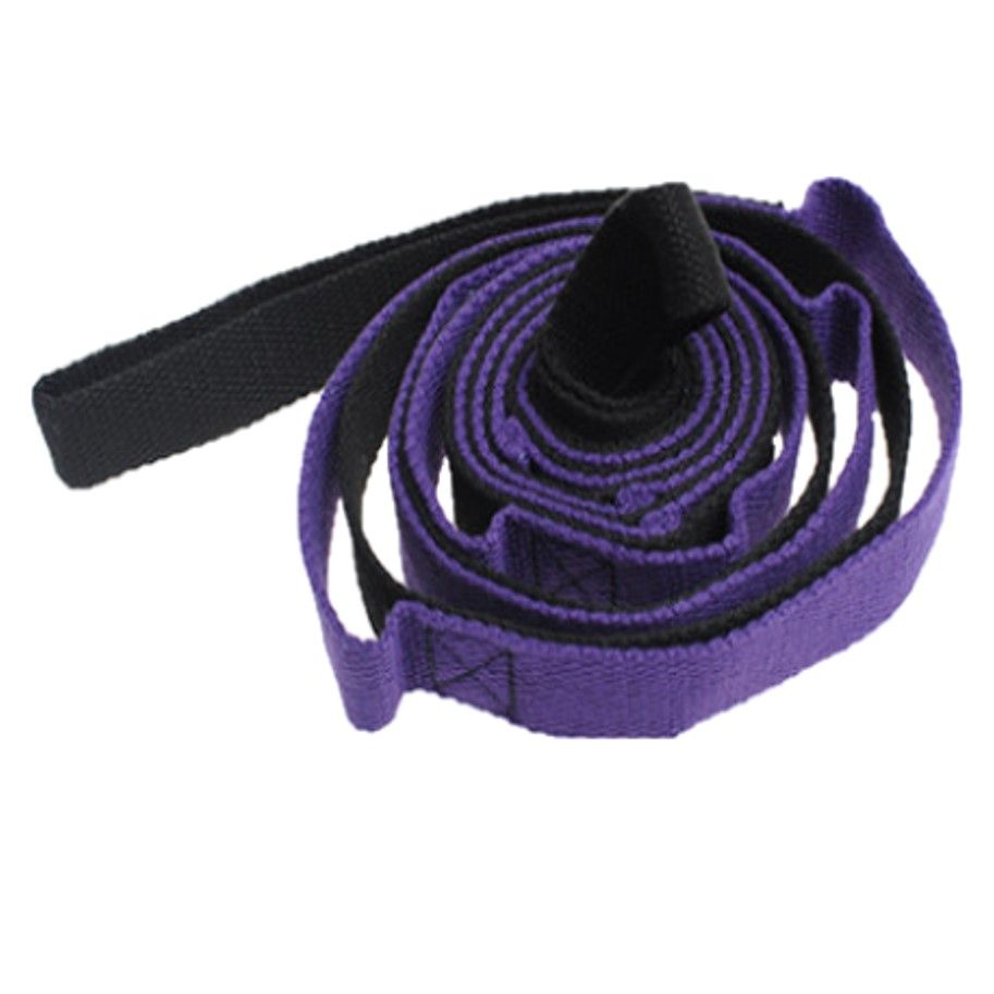 Yoga Stretching Strap - Multi Loops Cotton Exercise Band | Shop Today ... Yoga Stretching Strap - Multi Loops Cotton Exercise Band | Shop Today ...