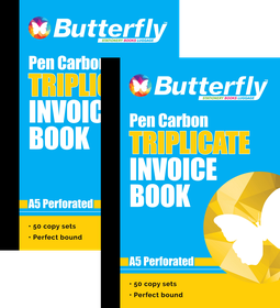 A5 Pen Carbon Triplicate Invoice Book (50 Copy) X2 | Shop Today. Get it ...
