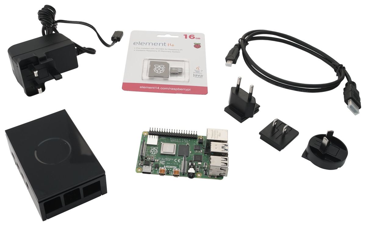 Multicomp Pro RPI4-MP-STARTER KIT-BLK-4GB Raspberry Pi 4B Starter Kit ... Multicomp Pro RPI4-MP-STARTER KIT-BLK-4GB Raspberry Pi 4B Starter Kit ...