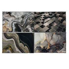 BUC 3D Doormat Floor Mat Decor Mat Set Bulk Pack - 4 Pieces Grey | Shop ...