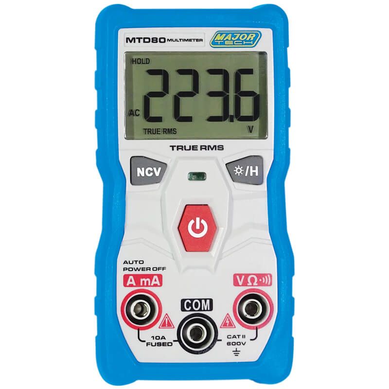 Major Tech Compact True RMS Auto Ranging Multimeter (MTD80) | Shop ...
