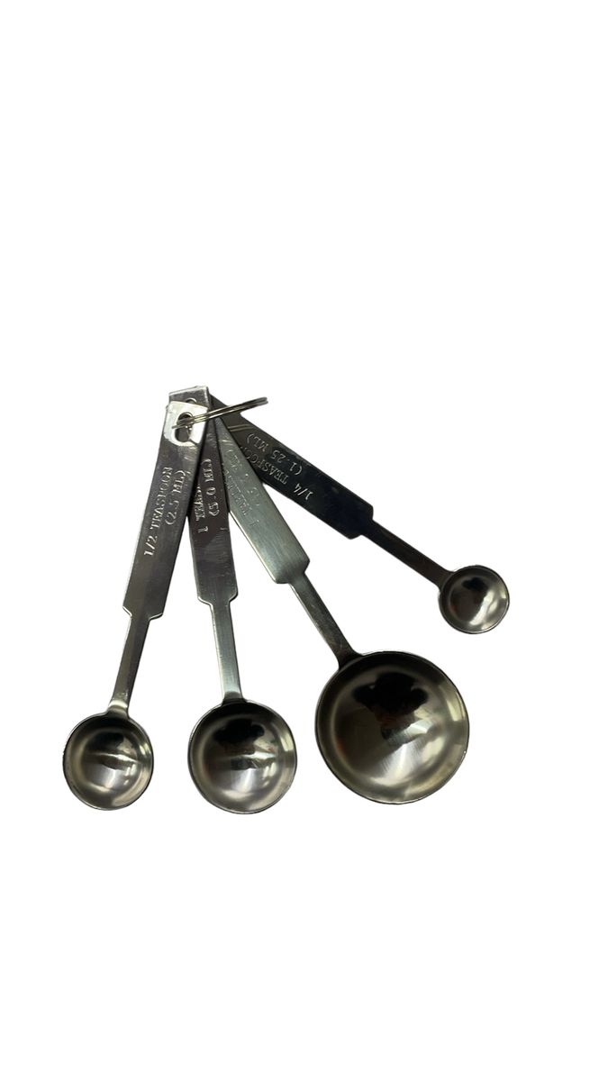 4-Piece Magnetic Stainless Steel Stackable Measuring Spoon Set | Shop ...