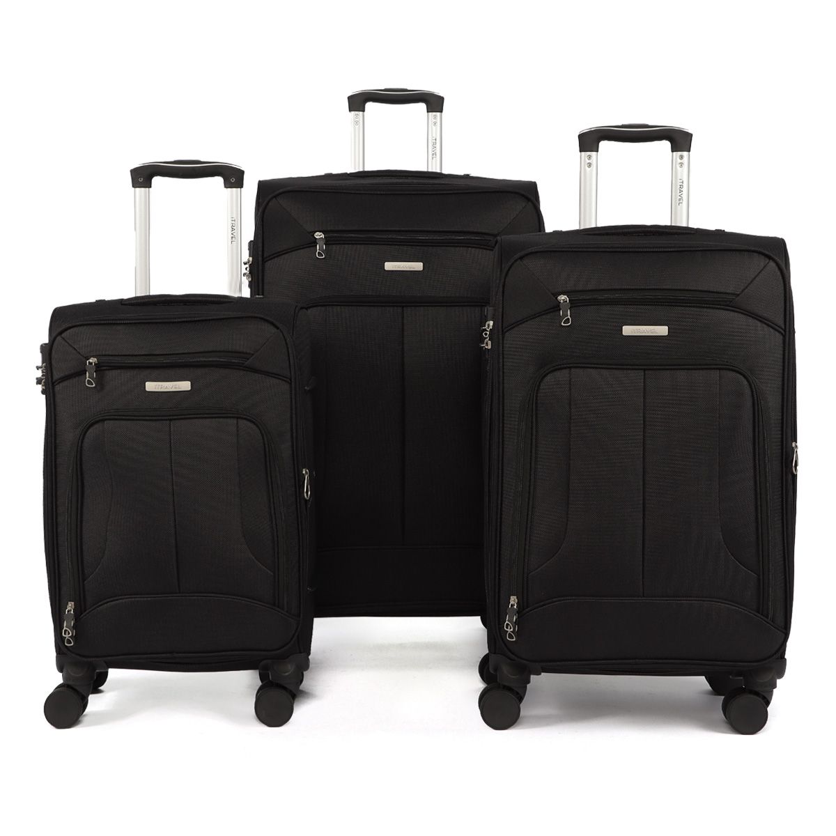 iTravel Corfu 3 Piece Soft Side Luggage Trolley Set | Shop Today. Get ...