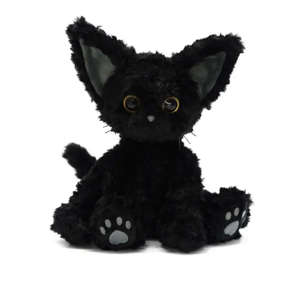 Kids Super Soft Fluffy Plush Black Cat Cuddle Pillow 27cm | Shop Today ...