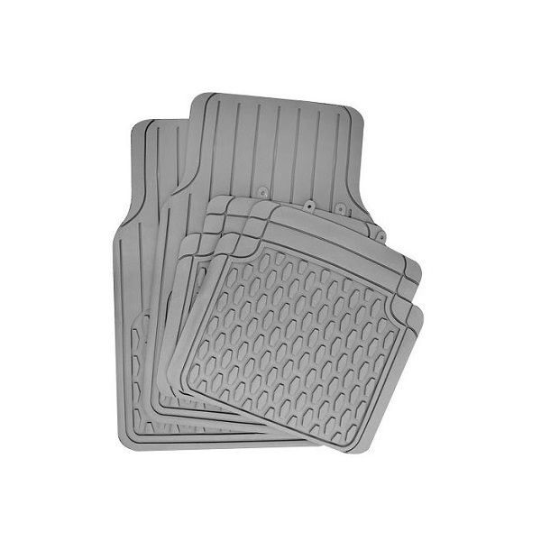 4 Piece Grey Rubber Mat Set | Shop Today. Get it Tomorrow! | takealot.com