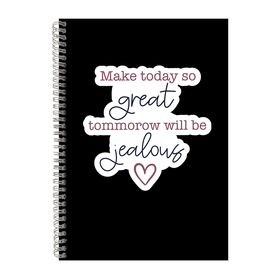 Make Today Great Motivational A4 Notebooks for Women Graphic Present ...