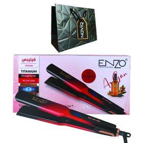 Enzo Professional Titanium Hair Straightener + NOVIQ Bag | Shop Today ...