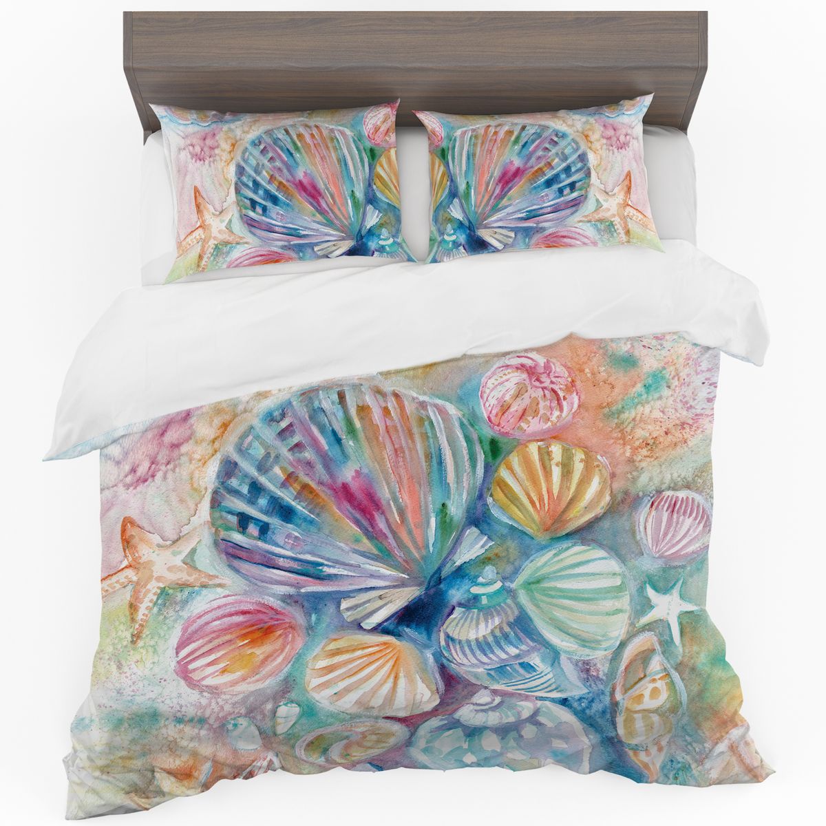 Seashells Duvet Cover Set By Kristin van Lieshout | Shop Today. Get it ...
