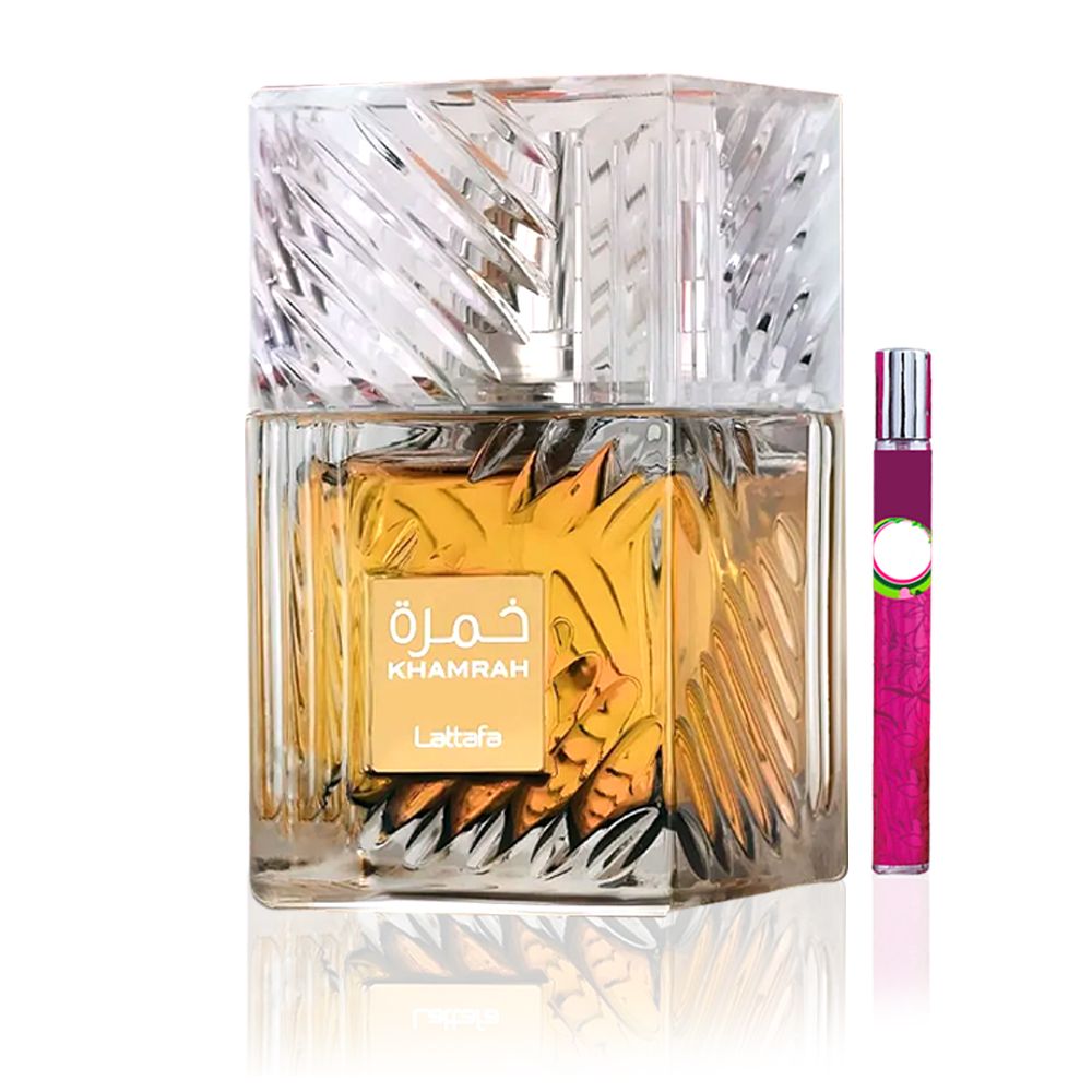 Gift Set - Exclusive Collection Lattafa Khamrah Eau De Parfum -100ml ...