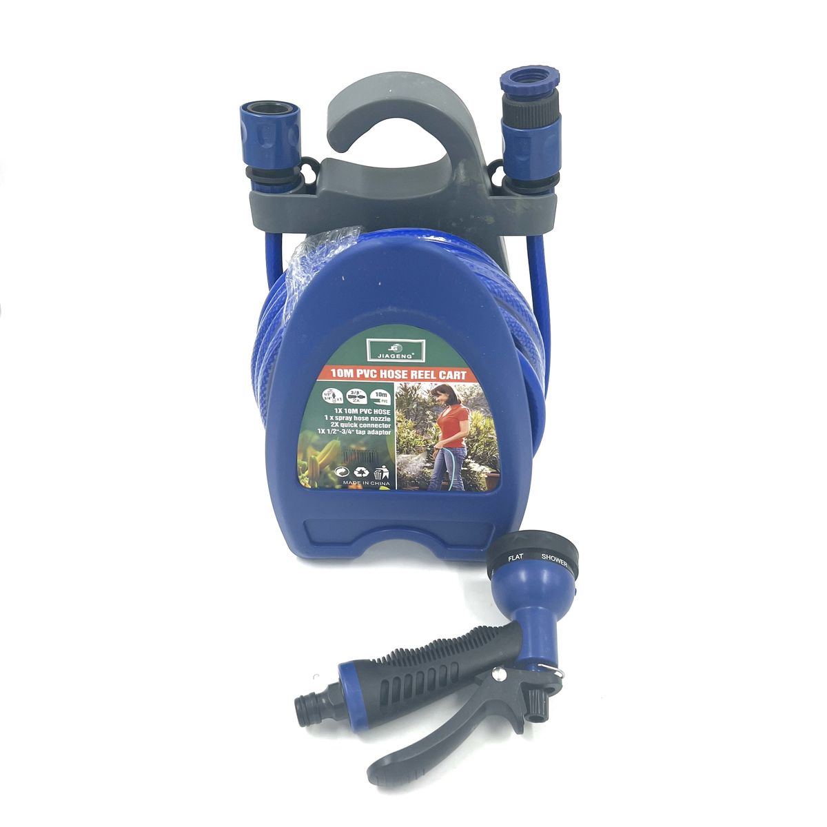 Jiajeng 10M PVC Hose Pipe With Reel | Shop Today. Get it Tomorrow ...