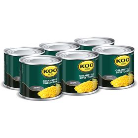 Koo Creamstyle Sweetcorn 215g x 6 | Shop Today. Get it Tomorrow ...