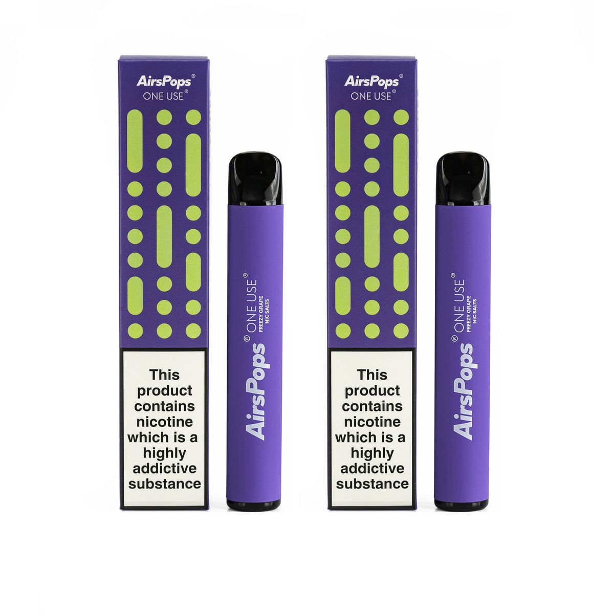 2 Pack One Use Disposable - Freezy Grape - 5 % Nic Salts | Shop Today ...