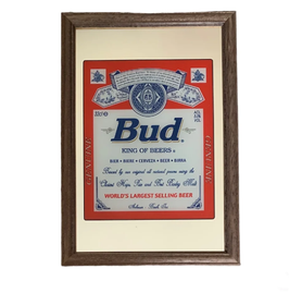 Budweiser Wood Frame Rectangular Glass Mirror | Shop Today. Get it ...