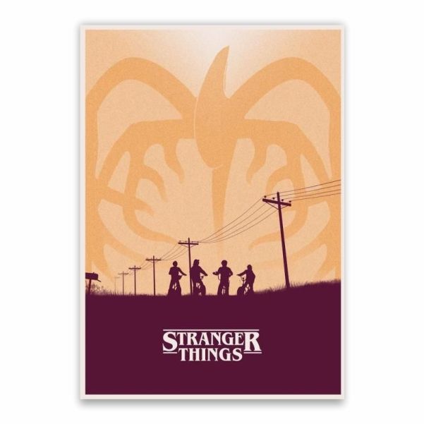 Stranger Things Silhouette Poster - A1 | Shop Today. Get it Tomorrow ...