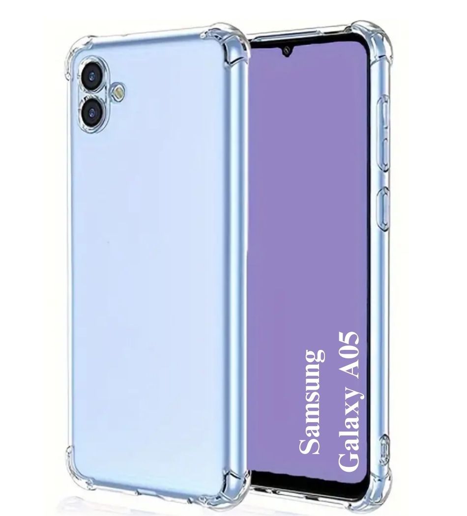 Clear Pouch TPU Gel Case back cover compatible with Samsung Galaxy A05 ...