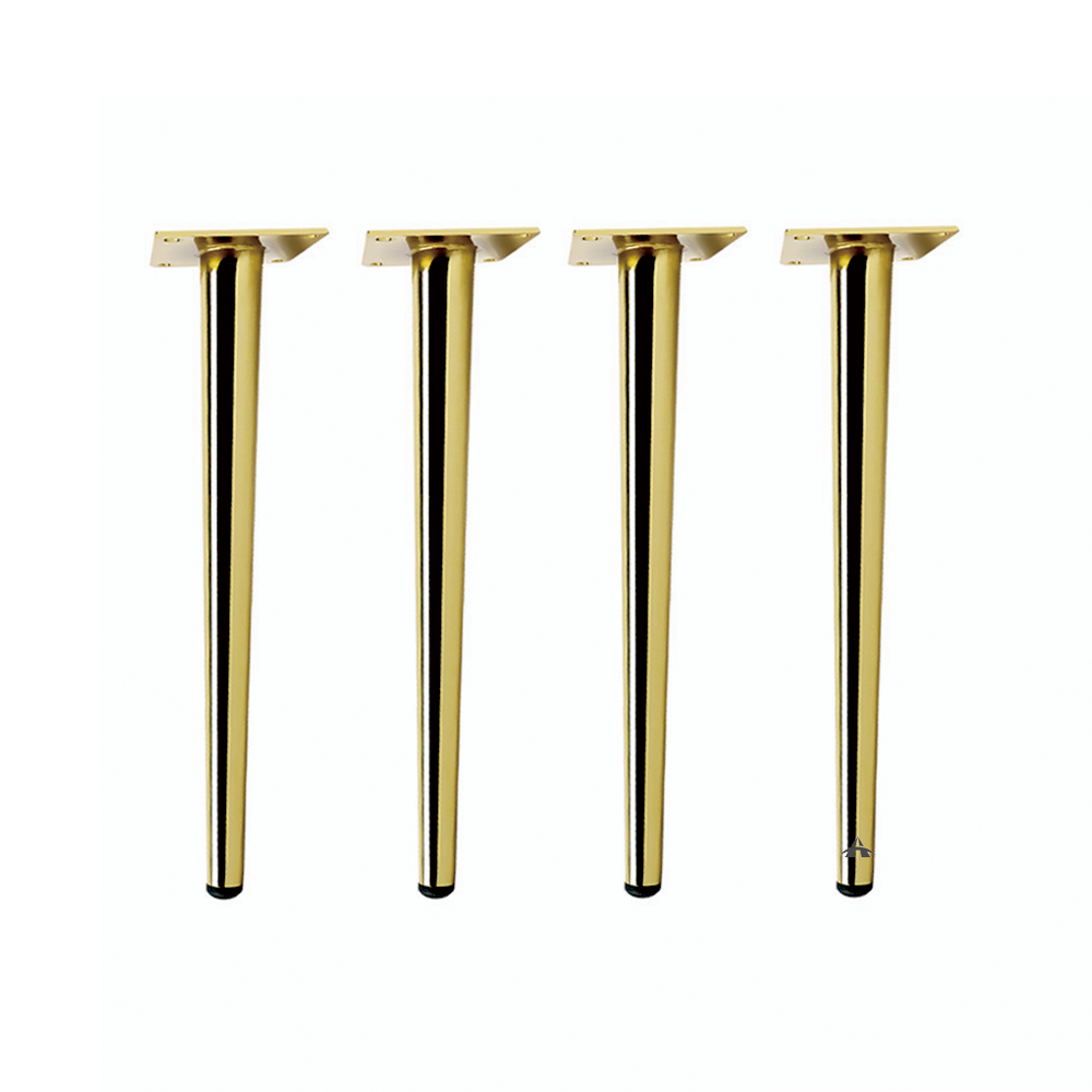 Furniture Leg Table Chair Support Feet Tapered Furniture Feet-Gold ...
