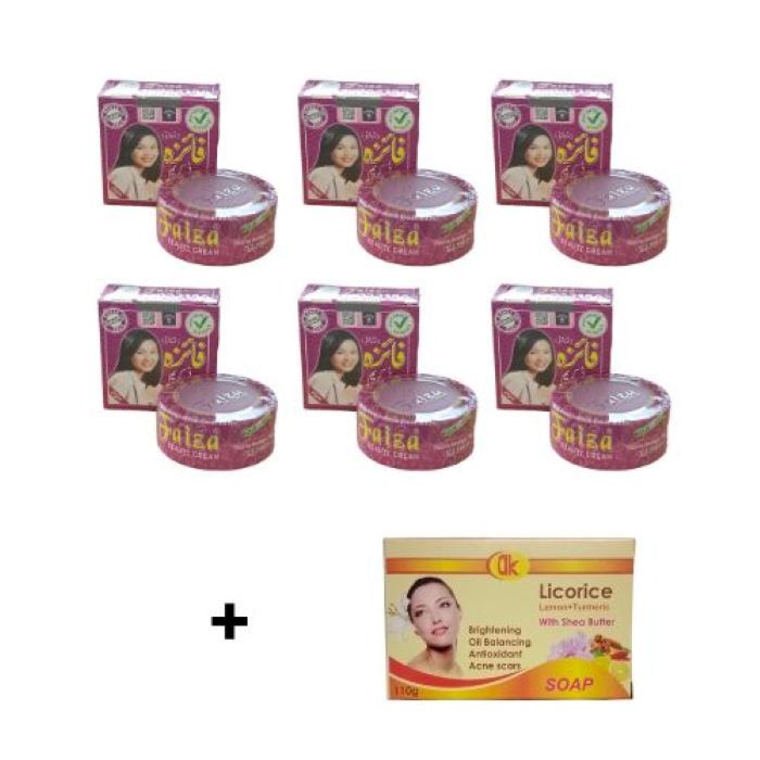 Faiza Beauty Cream - Pack of 6 Creams With Free Soap -110g | Shop Today ...