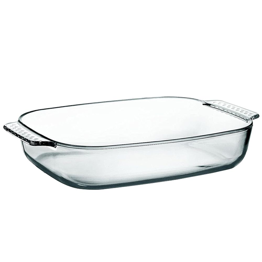 Oven Safe Tempered Glass Rectangular Bakeware Casserole Dish 3.1Ltr ...