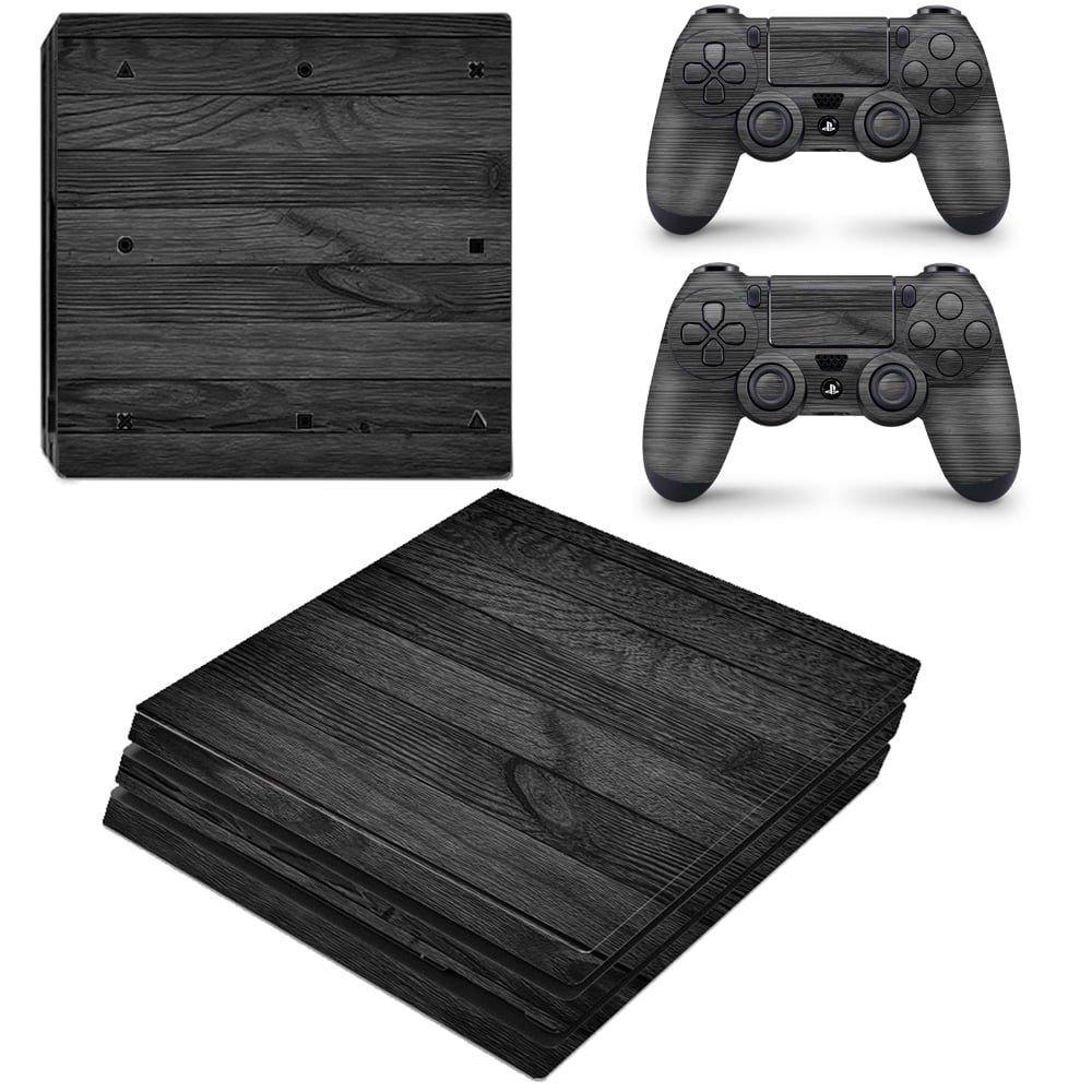 SkinNit Decal Skin For PS4 Pro: Black Wood | Shop Today. Get it ...
