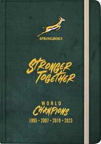 Springbok World Champion Printed Cover A5, Eco Notebook | Shop Today ...